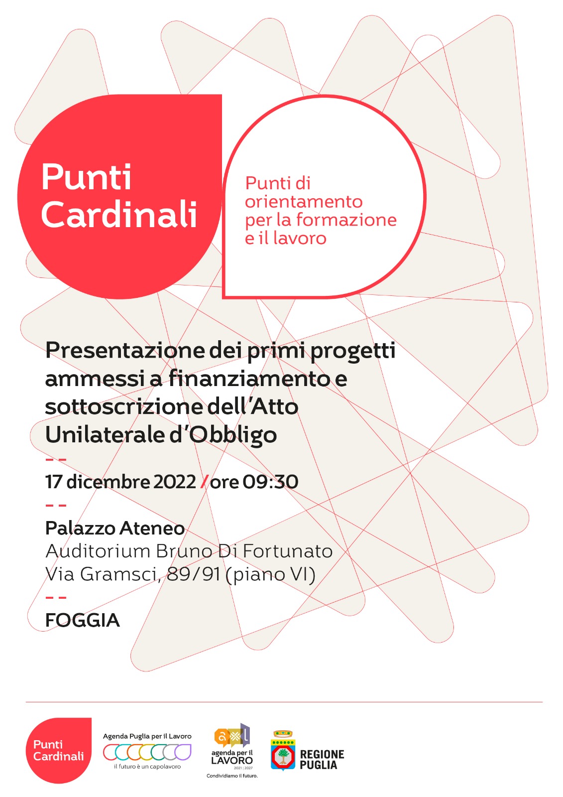 Punti cardinali, domani la presentazione dei progetti ammessi a Foggia ...